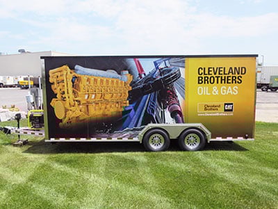 Introducing the Cat 3600 Gas Compression Engine Field Overhaul Trailer