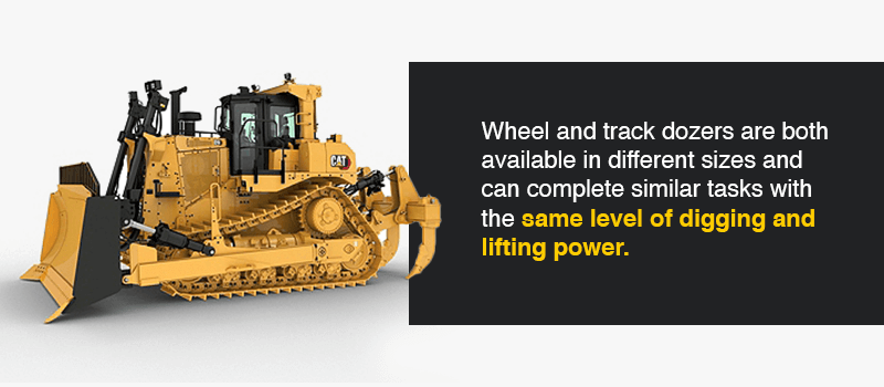 Wheel vs. Track Dozers
