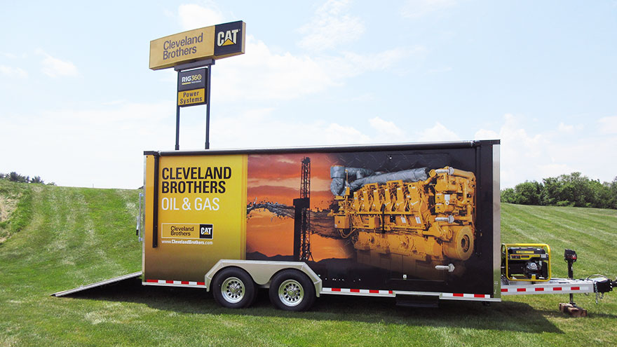 Introducing the Cat 3600 Gas Compression Engine Field Overhaul Trailer