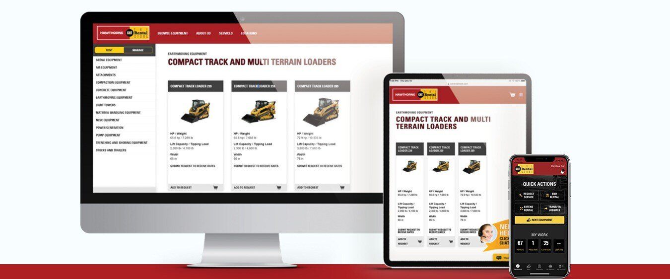 Advantages of Using the Cat® Rental Store App