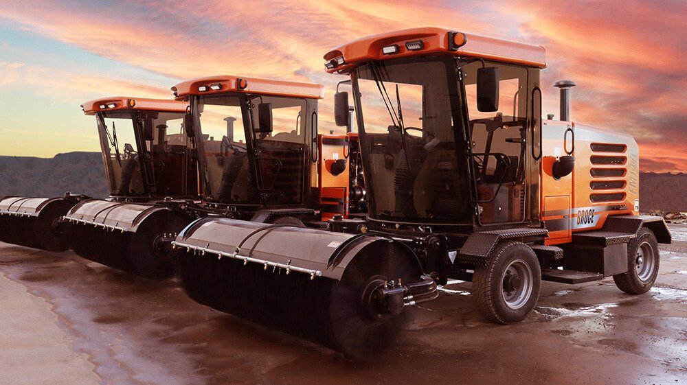 Broce FMJ470 Front Mount Construction Sweeper