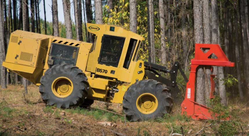 Weiler B570 Wheel Feller Buncher - Cleveland Brothers Cat